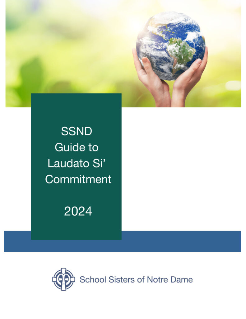 SSND Guide to Laudato Si' Commitment - School Sisters of Notre Dame