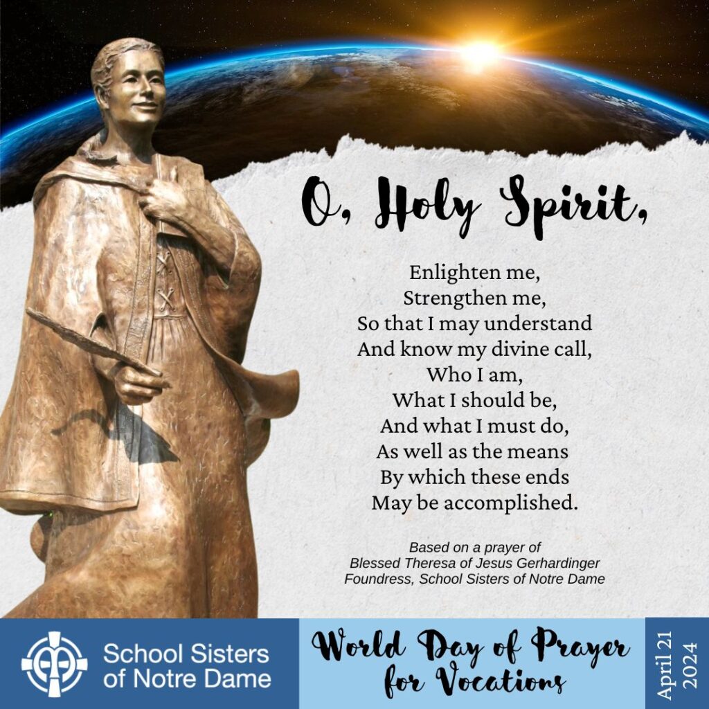 World Day of Prayer for Vocations - School Sisters of Notre Dame
